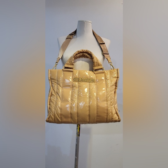 Steve Madden | Bags | Price Dropsteve Madden Blilian Camel Puffer ...